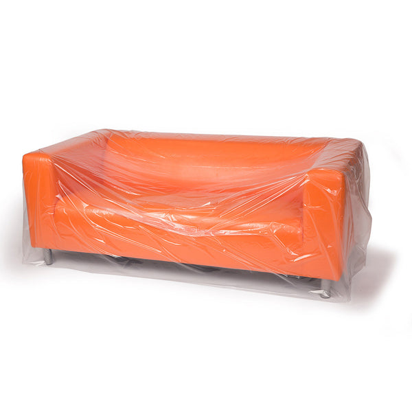 54" x 45" x 3 mil Clear Eco-Friendly Poly Furniture Covers - Zee Green Bags