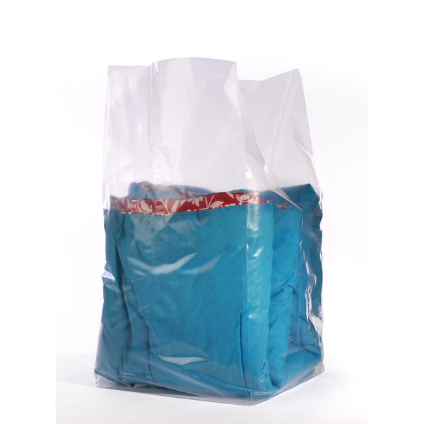 12" x 8" x 24" x 2 mil Clear Eco-Friendly Poly Side-Gusseted Bags Page ...