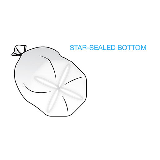 38" x 58" x 2 mil Black Eco-Friendly Poly Can Liners - Zee Green Bags