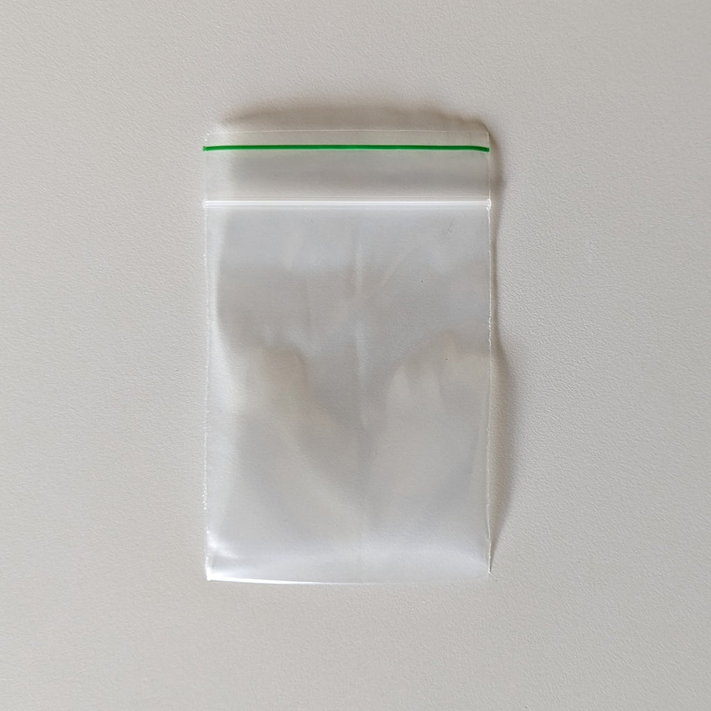 3" x 4" x 2 mil Clear Eco-Friendly Poly Ziplock Bags - Zee Green Bags