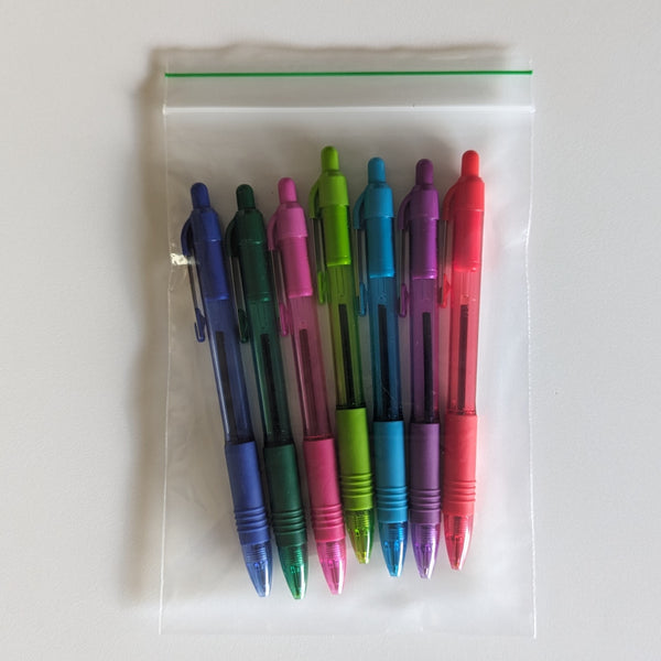 5" x 7" x 2 mil Clear Eco-Friendly Poly zip top Bags - Zee Green Bags