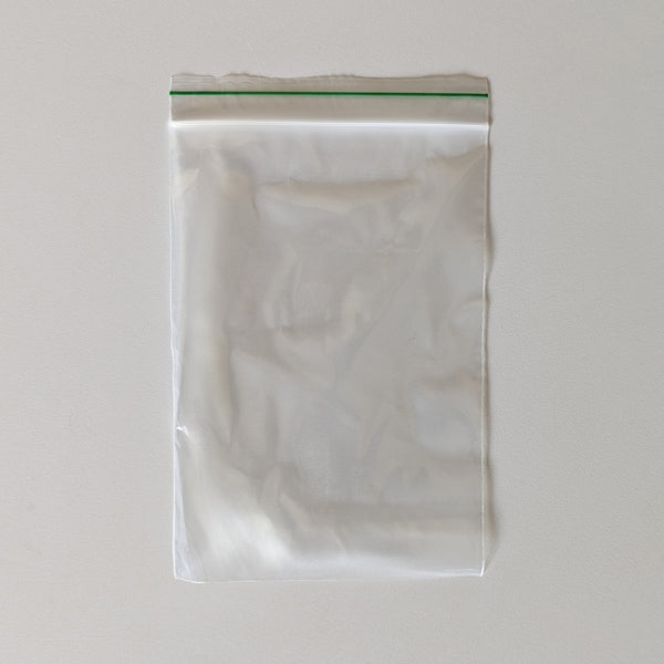 5" x 7" x 2 mil Clear Eco-Friendly Poly zip top Bags - Zee Green Bags